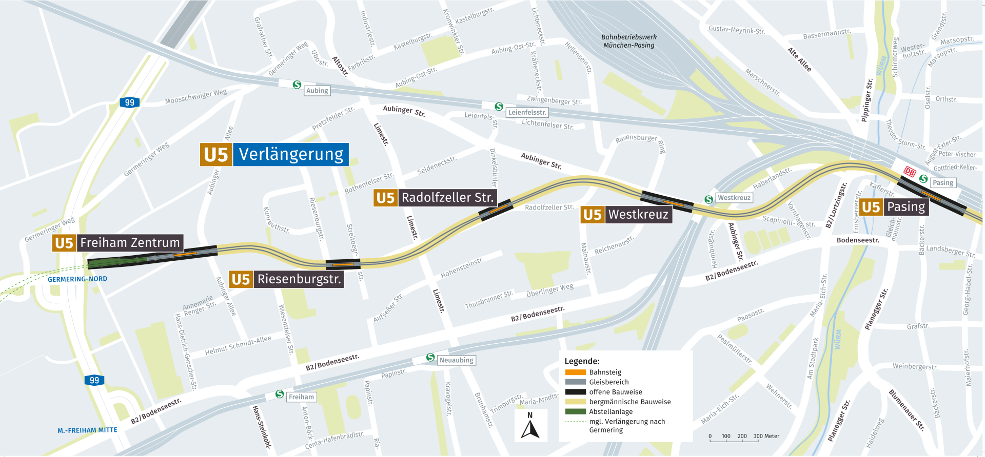 U5 Freiham | U-Bahn-Bau